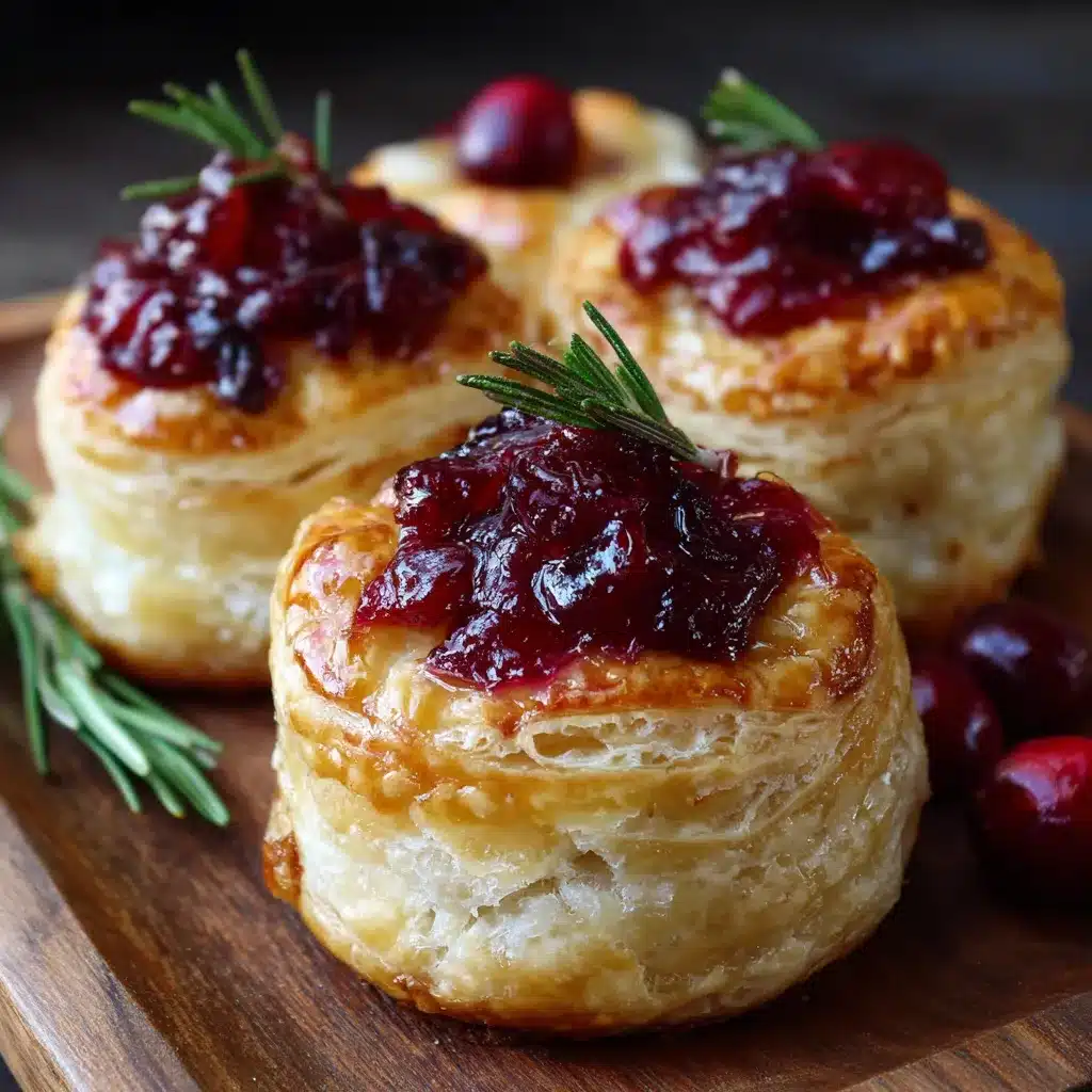 Classic Cranberry Brie Bites for 12 - Incredible Bite-Sized Party Treat