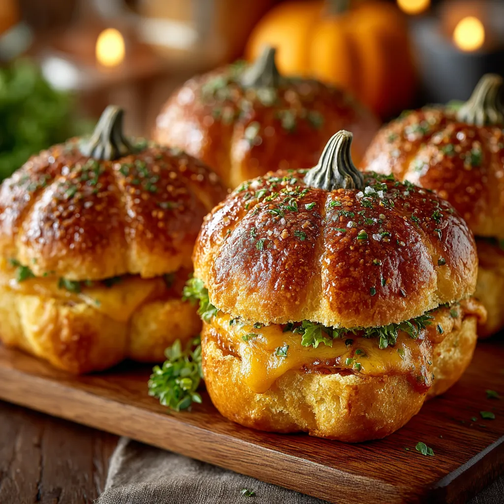Delicious 20-Minute Pumpkin-Shaped Sliders