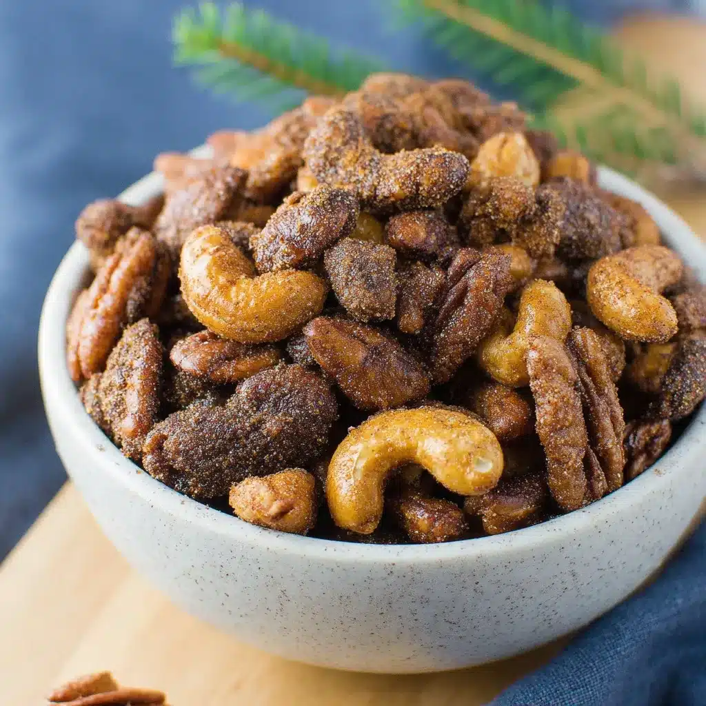 Mexican Hot Cocoa Spiced Nuts - A Mouthwatering Snack Ready in 5 Minutes