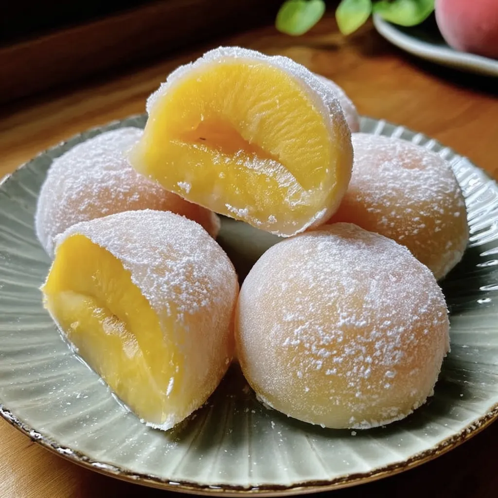 Effortless 10-Minute Whole Peach Mochi