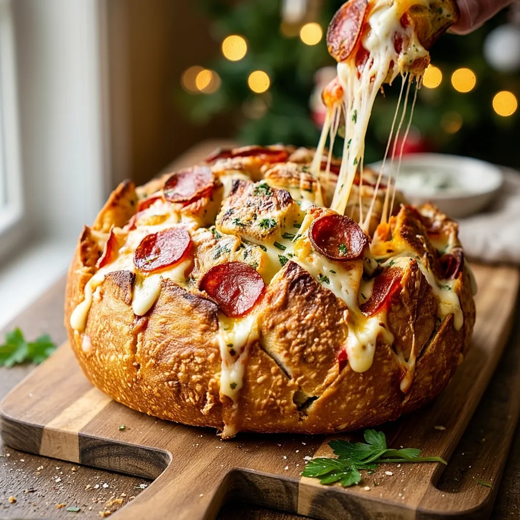 Blooming Onion Pizza Bread - The Ultimate Cheesy Appetizer