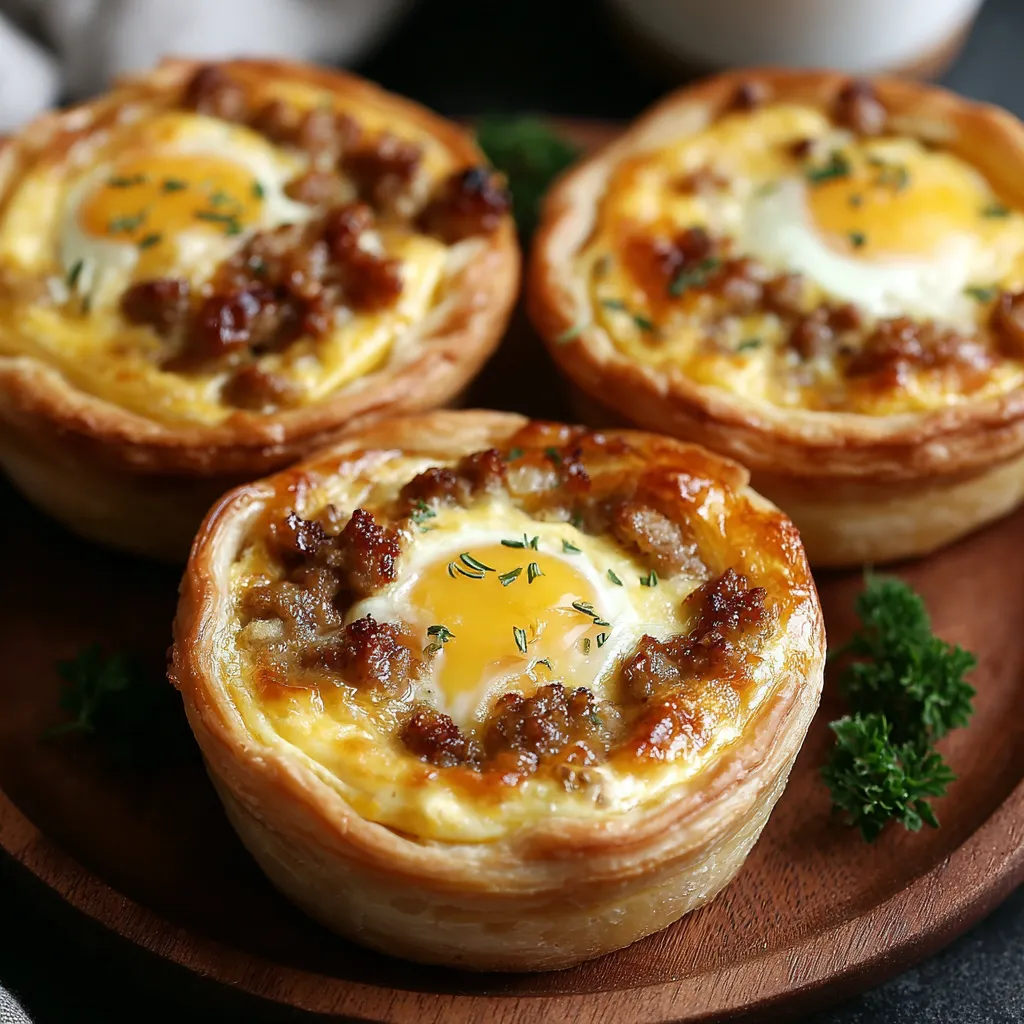 Sausage and Egg Pies - A Quick and Delicious Breakfast Treat