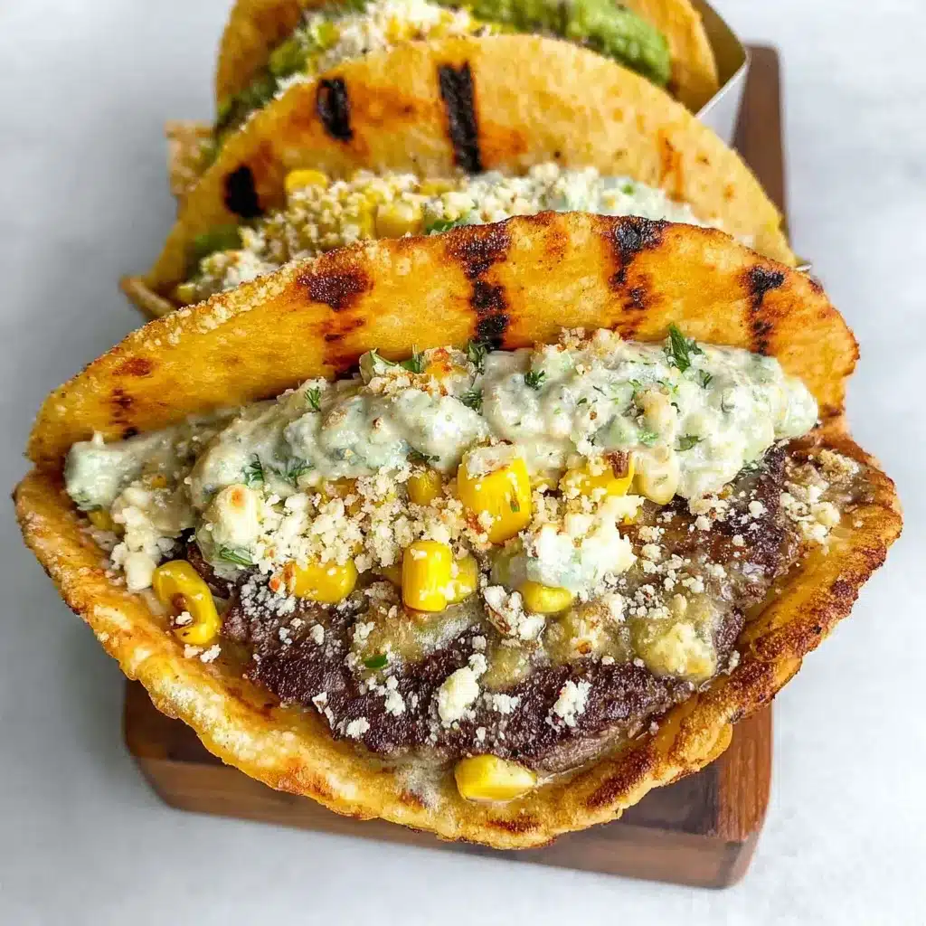 Street Corn Smash Burger Tacos - A Heavenly 20-Minute Delight