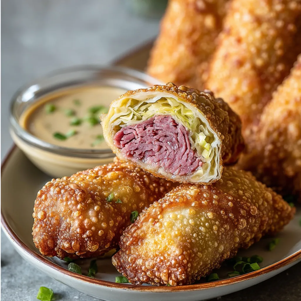 Corned Beef & Cabbage Egg Rolls: Homemade Restaurant-Quality Appetizer