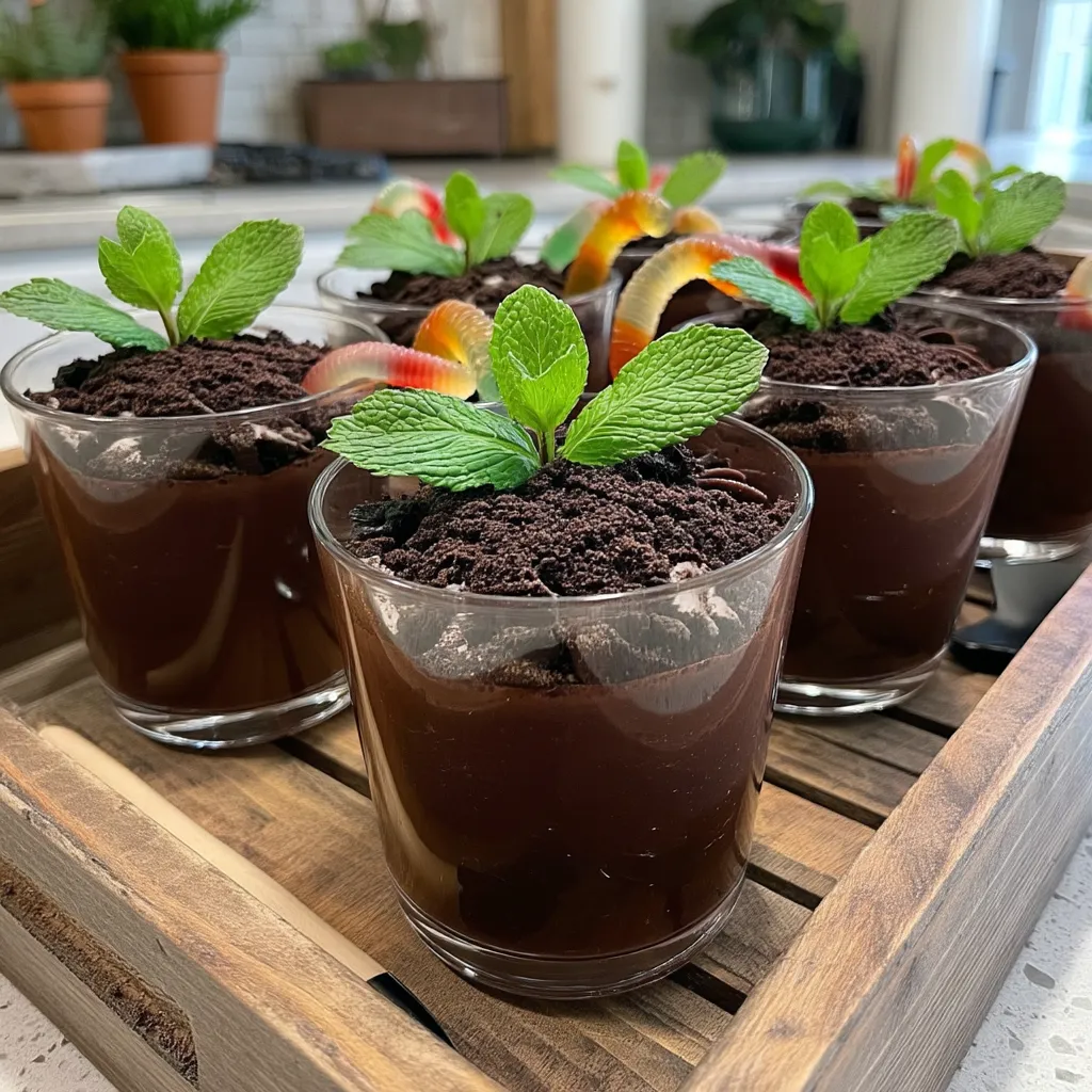 Potting Soil Pudding Cups - A Delightful Dessert Delight